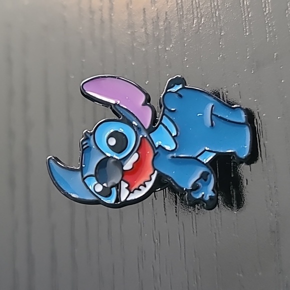 Disney | Jewelry | Disney Stitch Inspired Enamel Pin | Poshmark